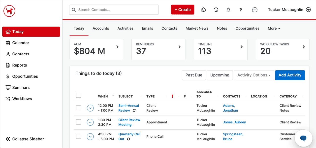 (Redtail) How to Handle Prospecting