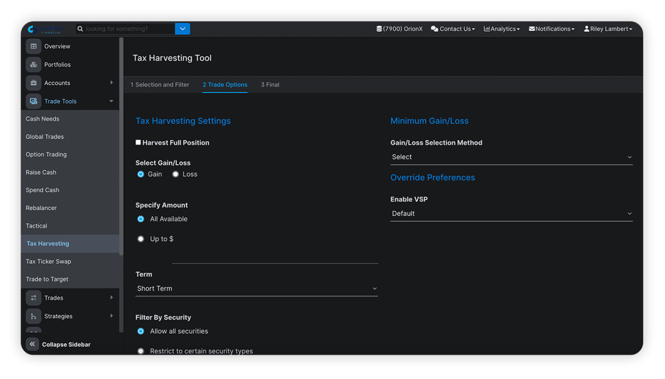 TOM > Eclipse Transition | Orion